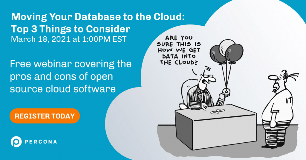 Webinar March 18: Moving Your Database to the Cloud - Top 3 Things to ...